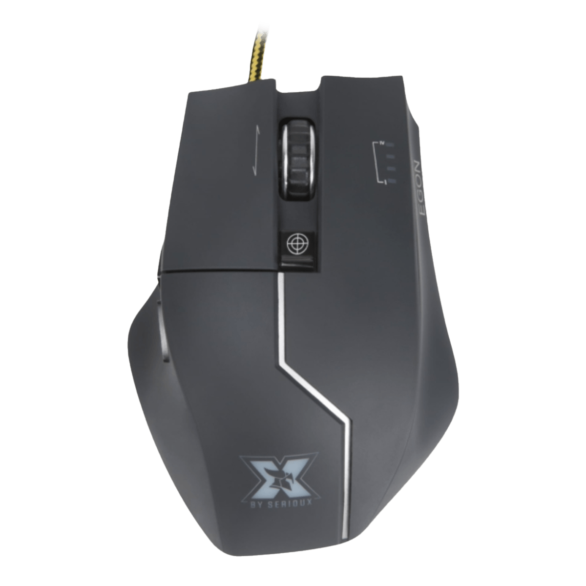 Mouse gaming X, EGON, black, 8200DPI – Serioux